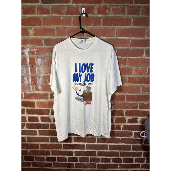 All Sport | Shirts | Vintage 9s Dilbert Softwear I Love My Job Its The ...